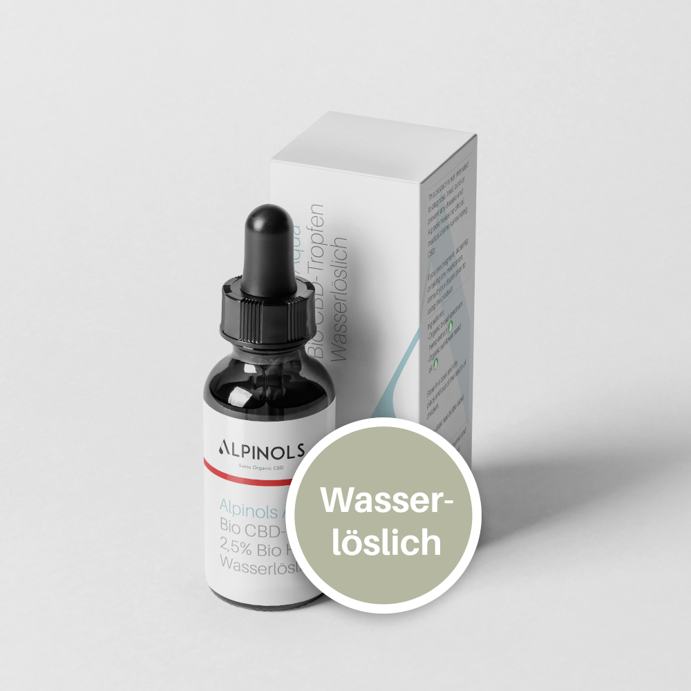 Alpinols Aqua 2,5% CBD-Tropfen (wasserlöslich) │ Tipps & Tricks